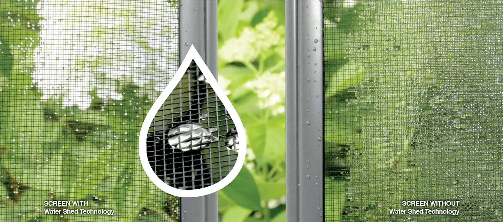 What is Water Shed Technology™ for Phifer Insect Screens?